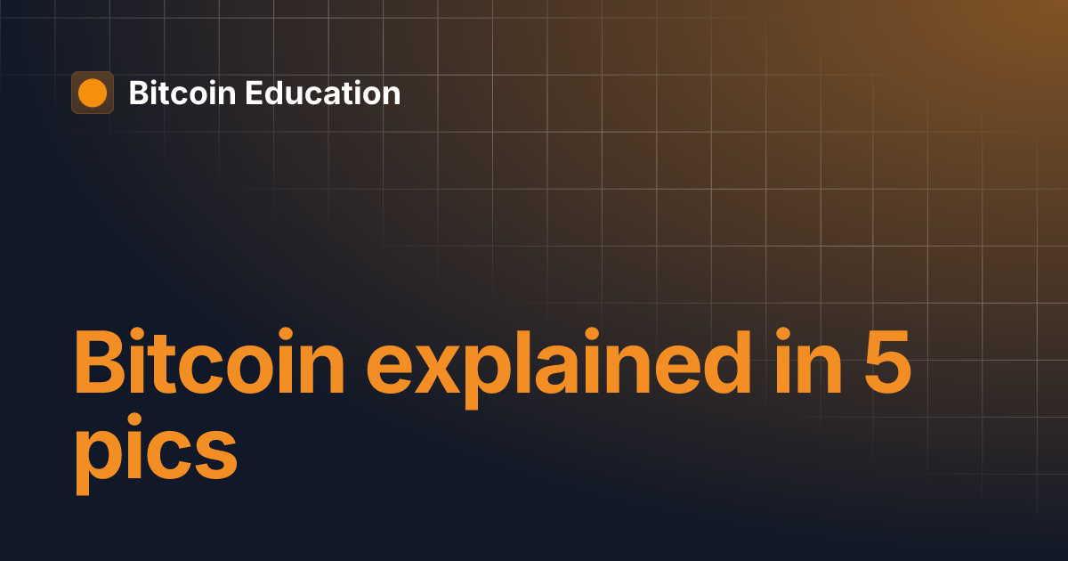 Bitcoin explained in 5 pics | Bitcoin Education